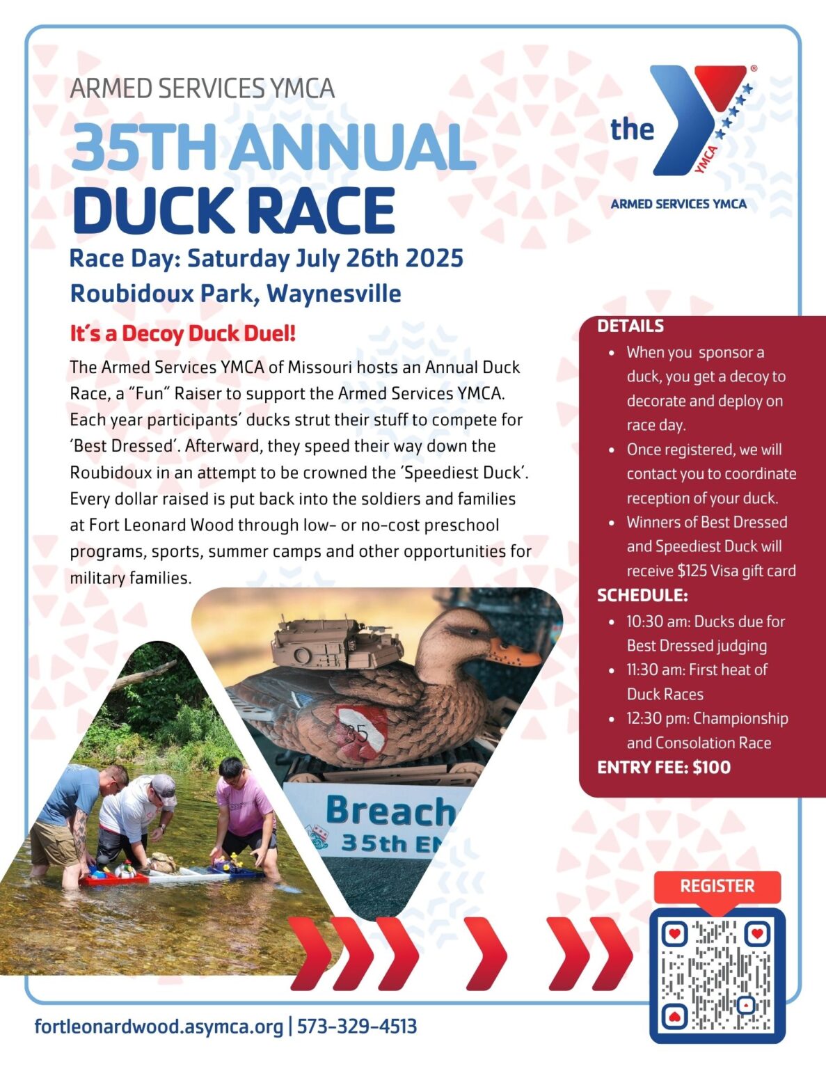Annual Duck Race 🦆 - Fort Leonard Wood ASYMCA